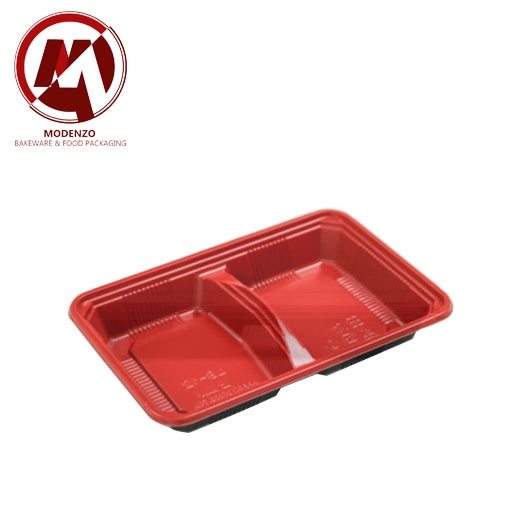 Bento Lunchbox + Pet Lid RB 9x7 2C — Modenzo Food Packaging