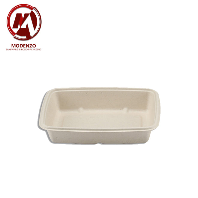 6X9 Pulp Tray 30oz w/lid - 300 pcs/ctn — Modenzo Food Packaging