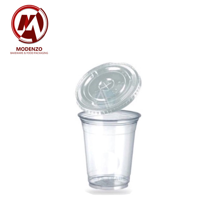 12oz PET Cup + Flat Lid 1000 pcs/ctn — Modenzo Food Packaging