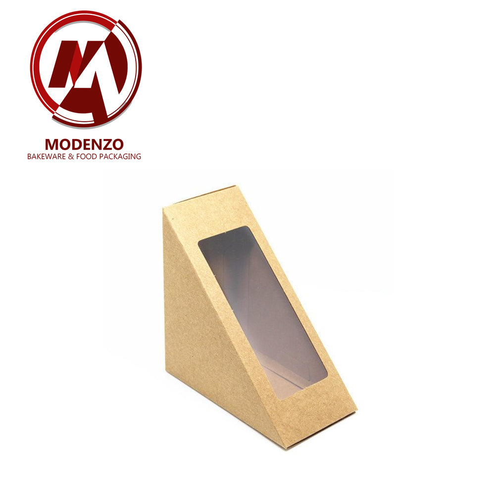 Kraft Sandwich Paper Box 500 pcs/ctn — Modenzo Food Packaging